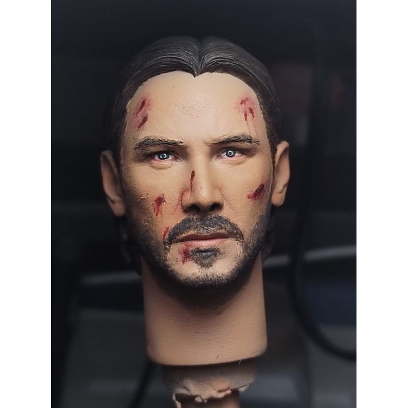 [Ready Stock] Miniature 1/6 Scale Keanu Reeves John Wick Painted head ...