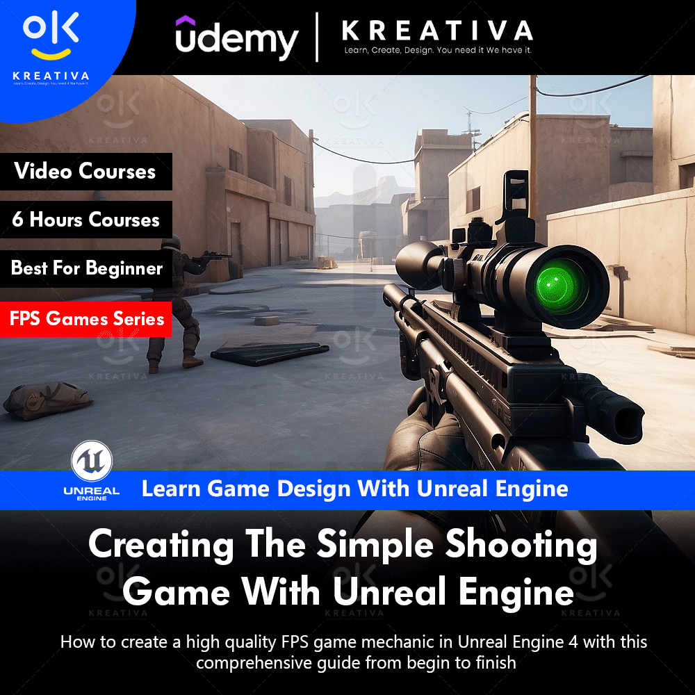 Unreal Engine FPS Video Course- Creating The Simple Shooting Game With Unreal Engine | Shopee ...