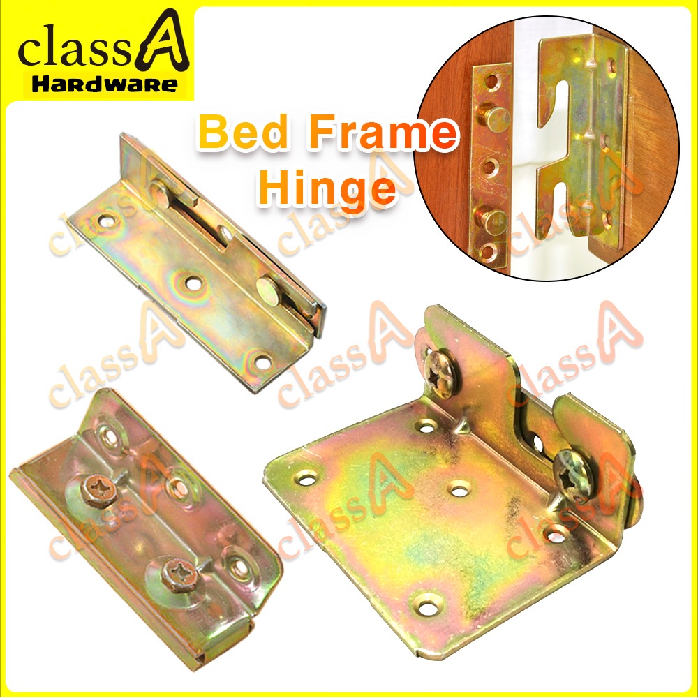 ClassAHW Heavy Duty Bed Frame Hinge Bracket European Style Big Frame ...