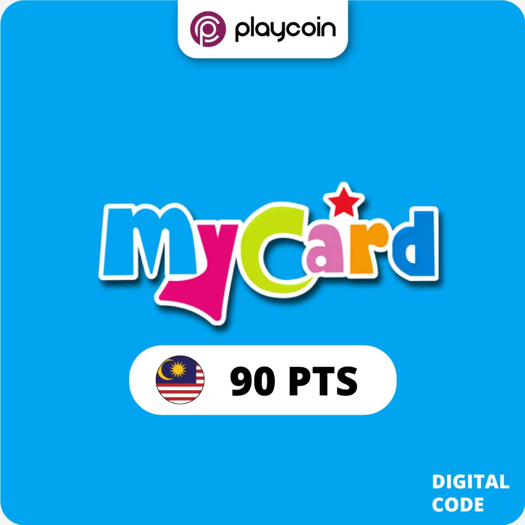 [E-MAIL Instant Delivery 24/7] MyCard Topup - 90 Points (MY) [PlayCoin] | Shopee Malaysia