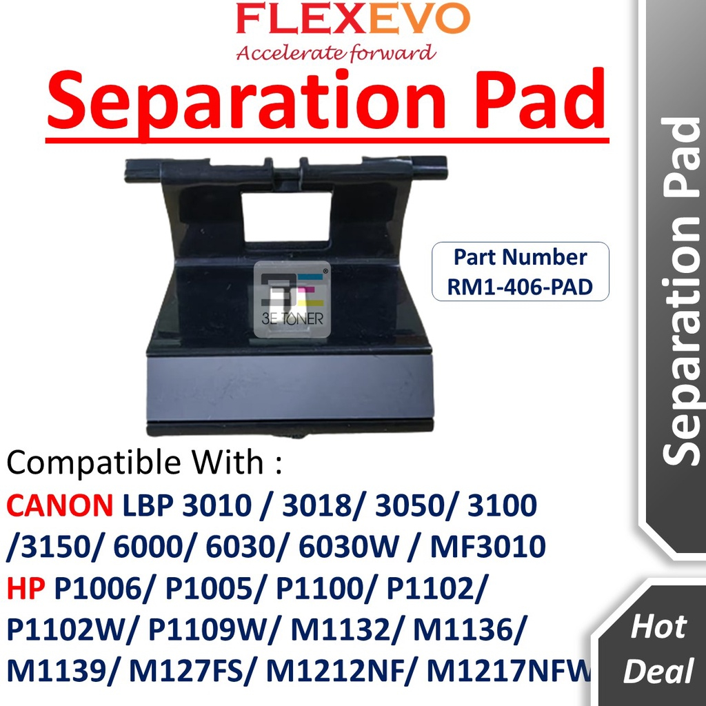 Separation Pad for HP Laserjet P1102 P1006 M125 M126 M127 M128 P1003 ...