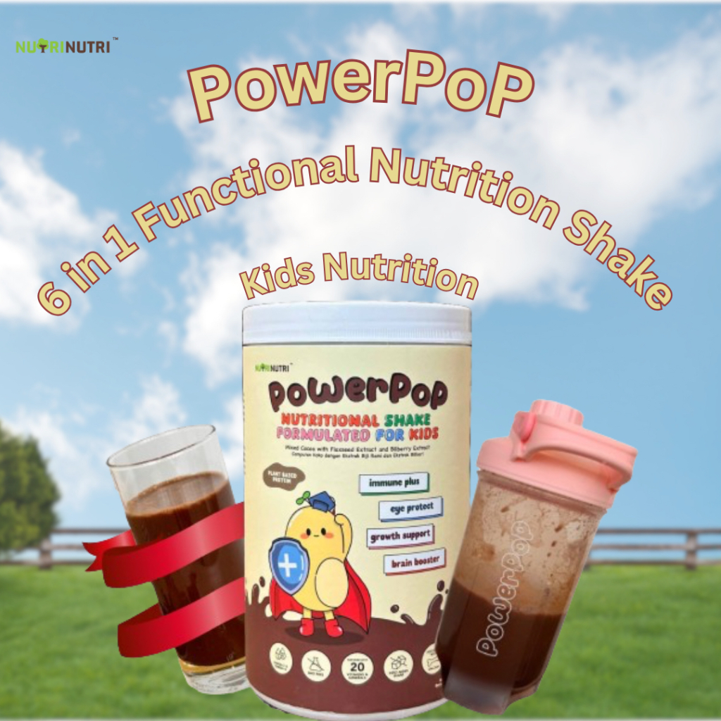 PowerPoP - 6in1 Functional Nutrition Shake Formulated for Kids (Belgium ...