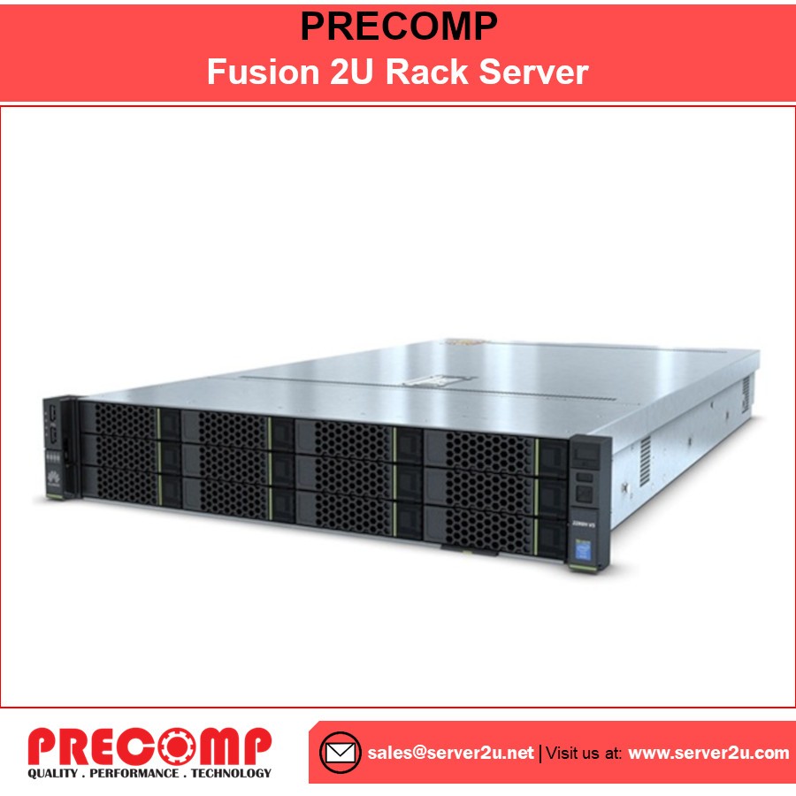 (Refurbished) Precomp Fusion 2U Rack Server (2xXS4116.128GB.3x480GB ...