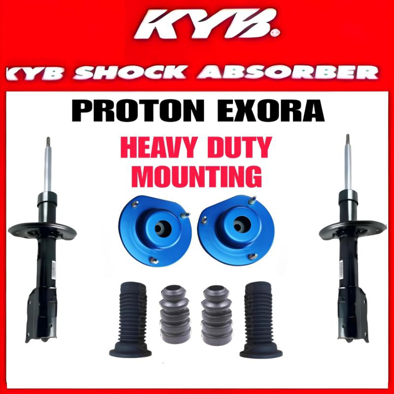 PROTON EXORA ABSORBER FRONT + MOUNTING HEAVY DUTY + COVER + STOPPER KYB ...