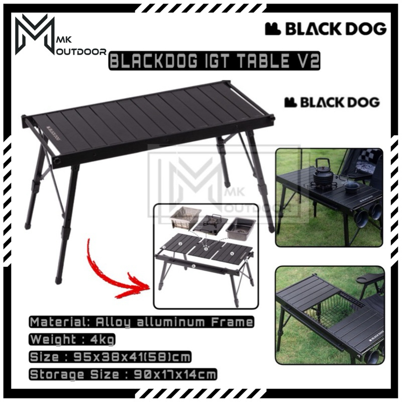 BLACKDOG IGT Table V2 Camping Outdoor Portable Picnic IGT Table | IGT ...