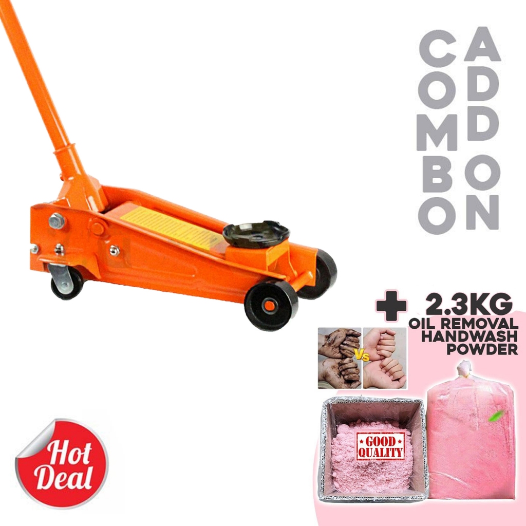 3 Ton 220LF Heavy Duty Floor Jack Hydraulic Service Garage Jack Jet ...