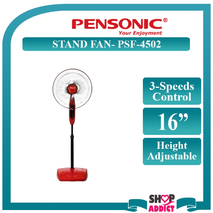 Pensonic Stand Fan 16" PSF-4502 Kipas Berdiri 16 Inch Strong Base and ...