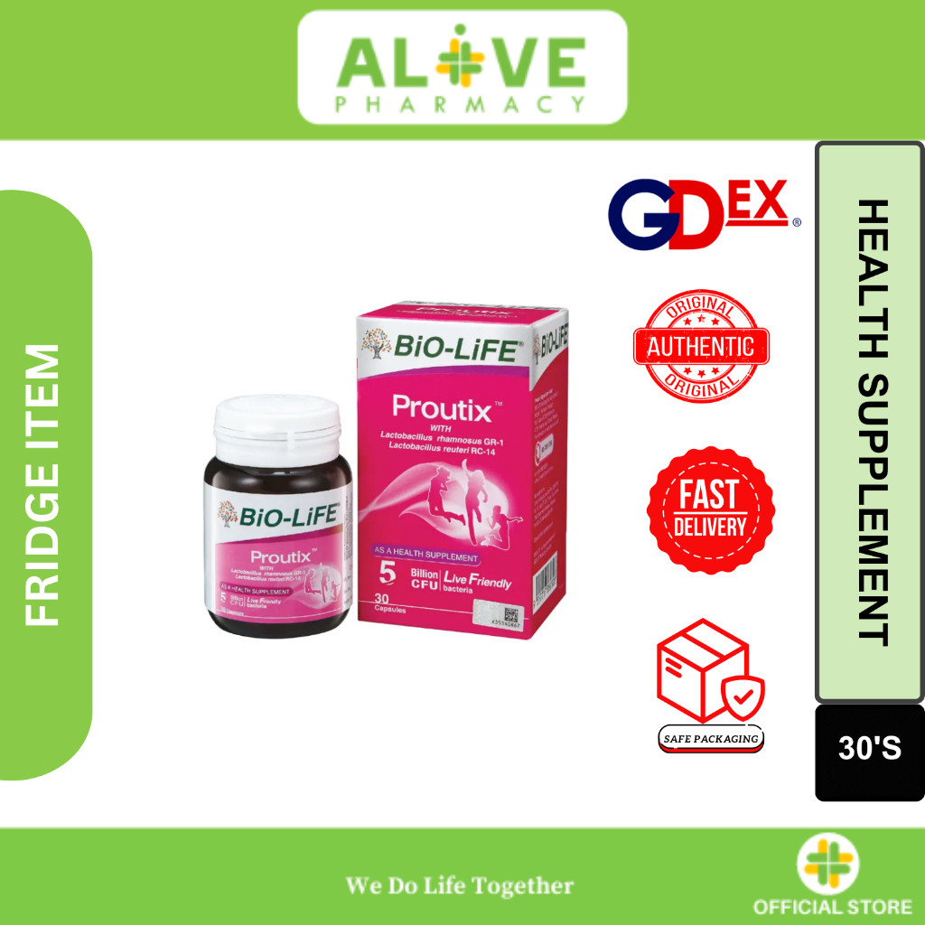 [ALIVE PHARMACY] BiO-LiFE Proutix 30 Tablets | Probiotik Wanita untuk ...