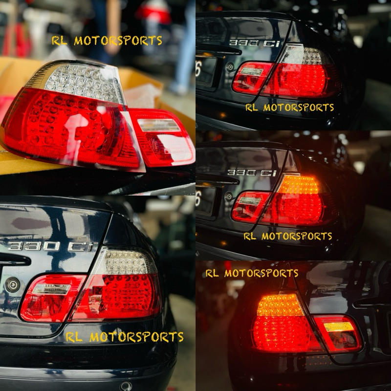 BMW E46 2 4 Doors Led tail lamp light 1999 2000 2001 2002 2003 2004 ...