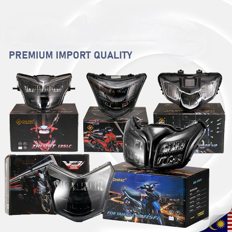ZHIPAT LAMPU DEPAN LED LC135 LC V1 V2 V3 V4 V5 V6 V7 Y15 V1 V2 Head Light LAGENDA 115FI EX5 SYM ...