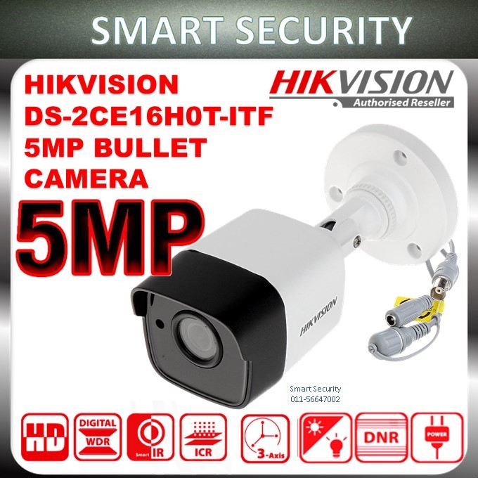 HIKVISION HIK 5MP 1440P Full HD Outdoor IR Bullet HIK TVI Camera DS ...