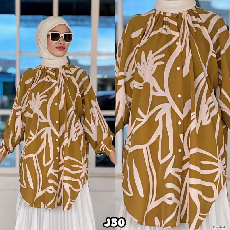 🔥 TMB 🔥 Blouse labuh saiz besar / Blouse big size / Baju saiz besar ...