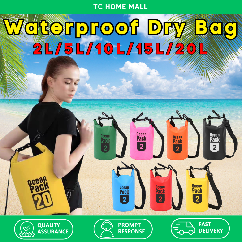Water Proof Bag Beach Bag Dry Bag Beg Pancing Waterproof Beg Kalis Air ...