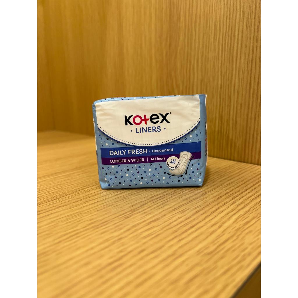 KOTEX F/PANTILINER LONGER&WIDER 14'S (UNSCENTED) | Shopee Malaysia