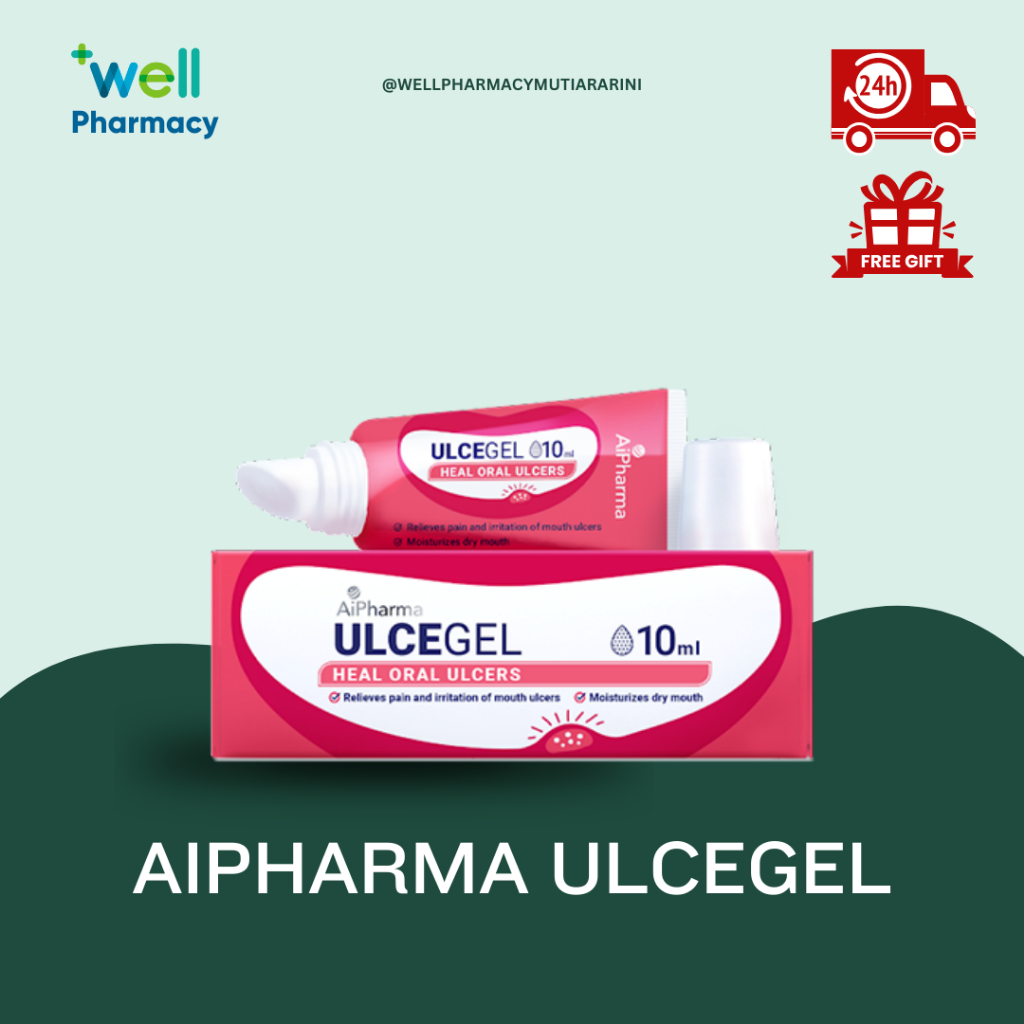 Aipharma Ulcegel Heal Oral Ulcers 10ml (relieve pain , moisturizes dry ...