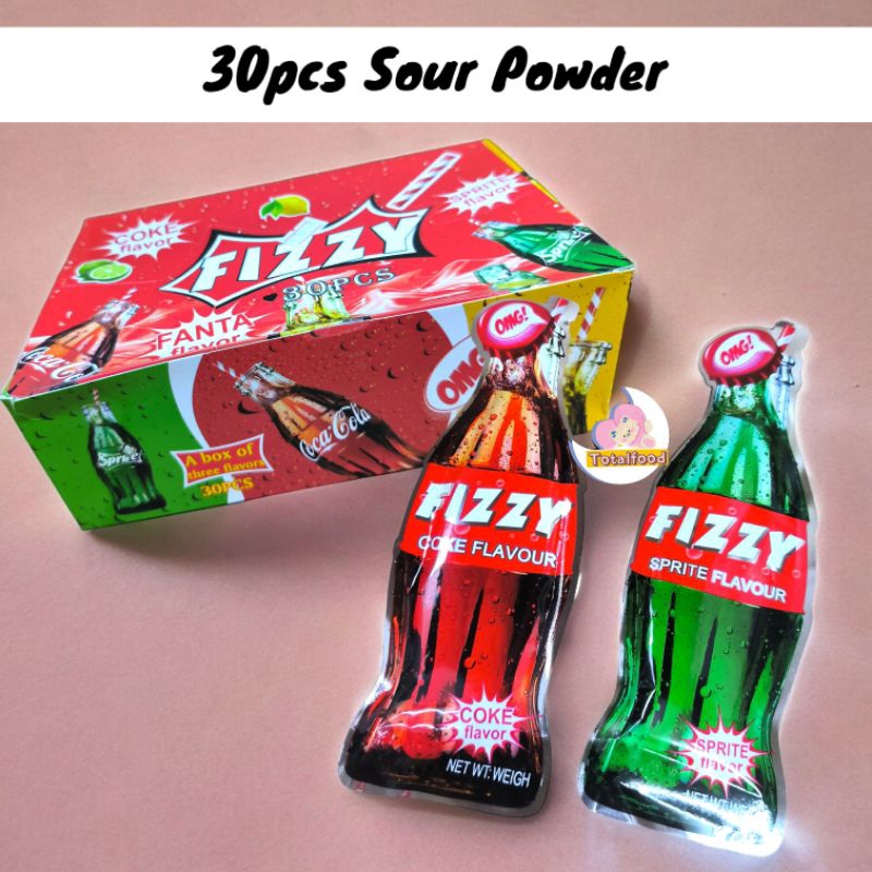30pcs Leanseng Fizzy soda Powder Candy Coke Sprite flavour | Shopee ...
