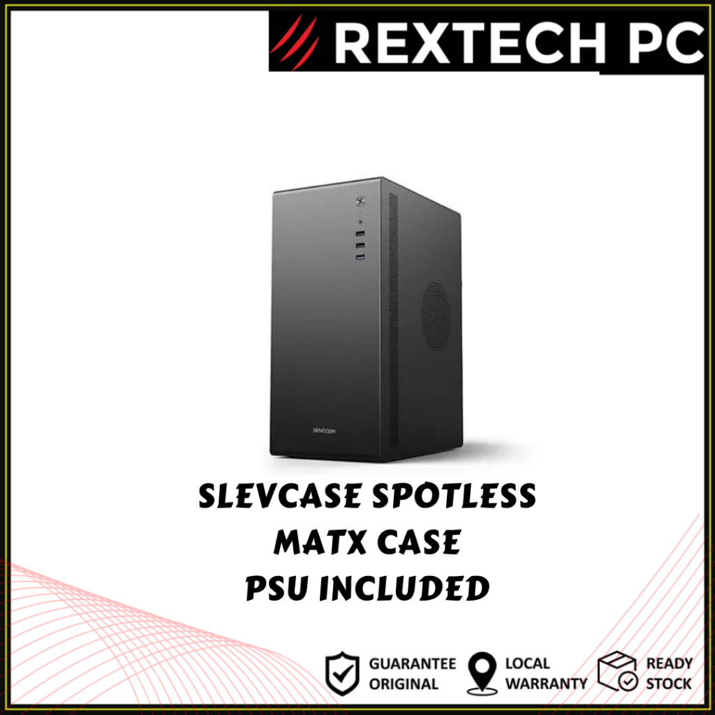 Slevcase Spotless MATX case with SE380 PSU | Shopee Malaysia
