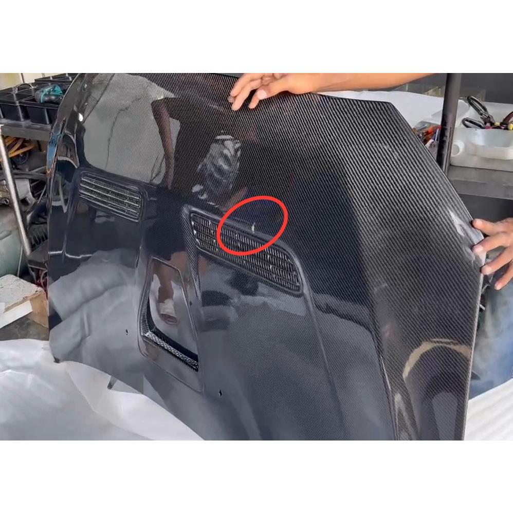 1Lancer gt inspira carbon fiber hood bonet EVO X fit for replacement ...