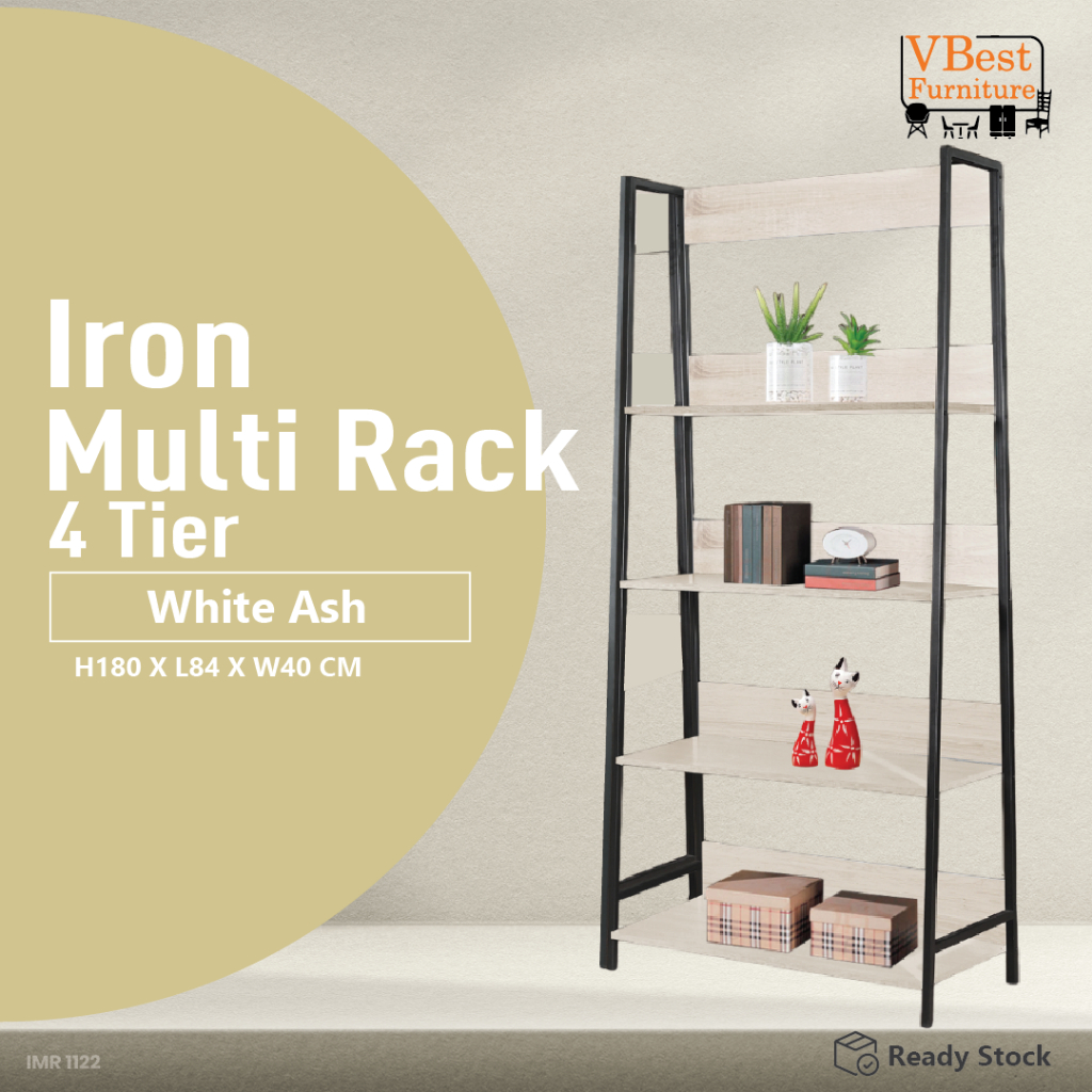 Multipurpose Rack Rak Pameran Besi Iron Display Rack Metal Shelf Book ...