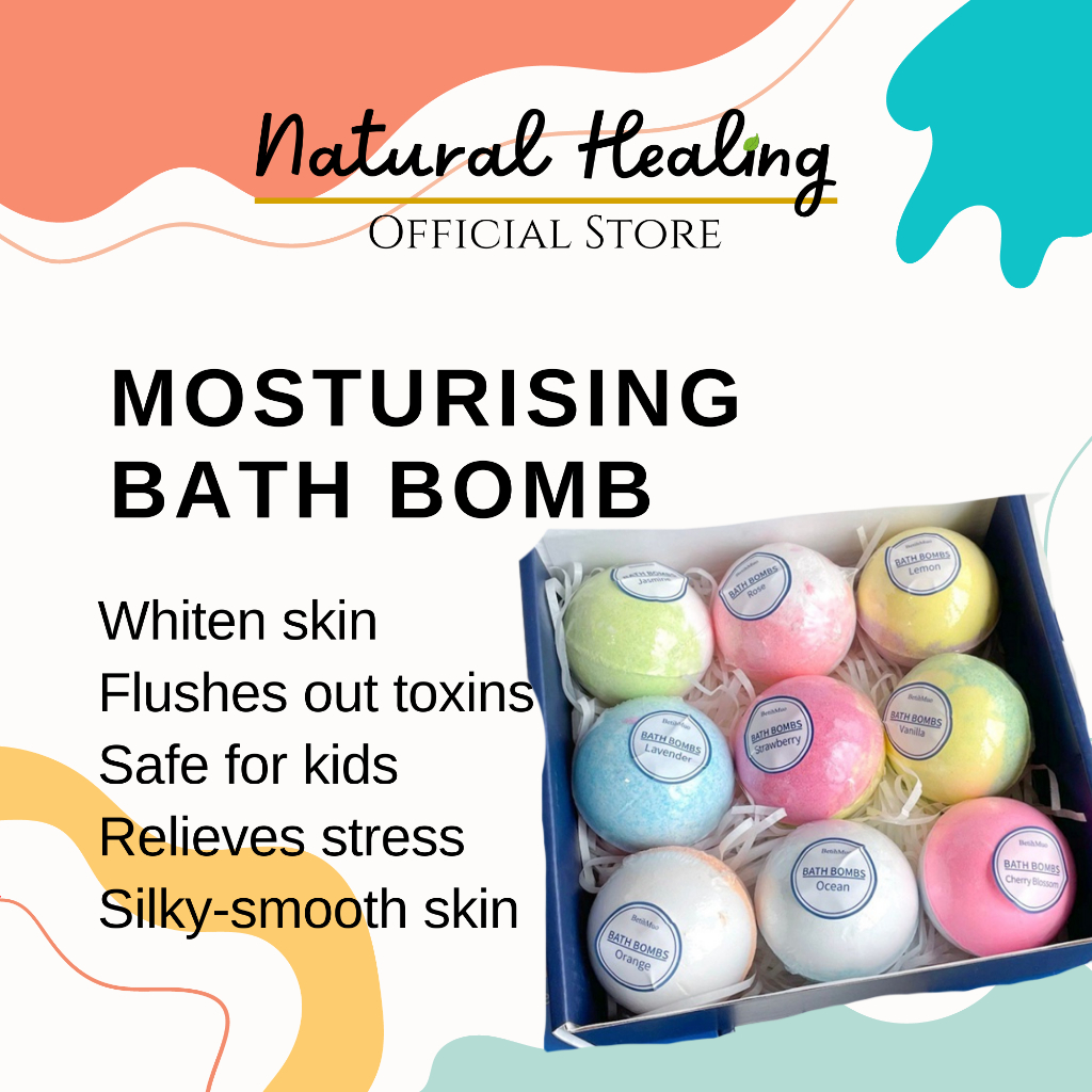 NATURAL HEALING Hotel Spa Grade Bath Bomb moisturizing soothing ...