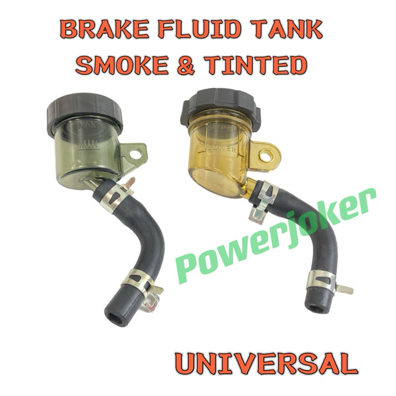 ( UNIVERSAL ) BRAKE FLUID TANK CAWAN MINYAK BREK OIL CUP CAP SMOKE ...