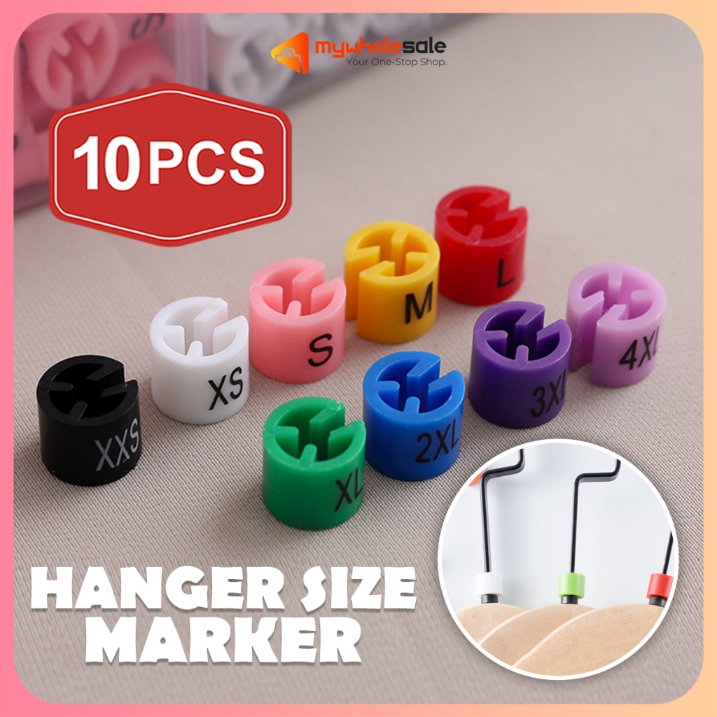 10 Pcs Hanger Size Markers Color Coding Size Marker Tags for Easy ...