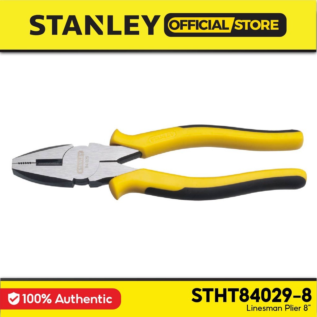 STANLEY DynaGrip Linesman Pliers STHT84623-8 | 6 INCH | 7.5 INCH | 8 ...