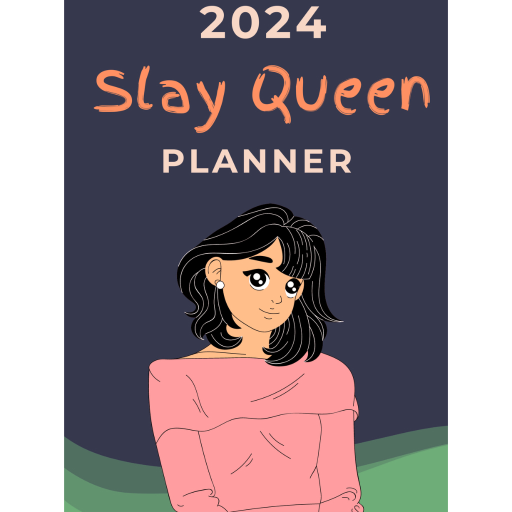 Whimsy Slay Queen Planner 2024 Canva Template, Printable Planner A4 ...