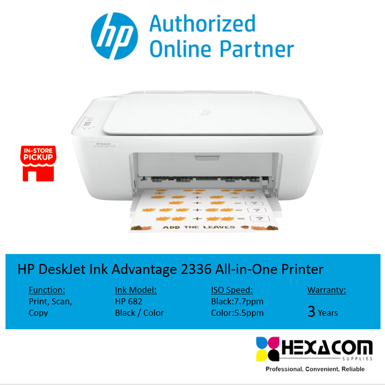 HP 2336 DeskJet Ink Advantage All-In-One Printer Print/Scan/Copy | Shopee Malaysia