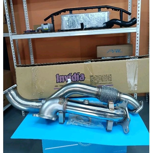invidia downpipe & front pipe for Honda Civic FK8R Type-R. | Shopee ...