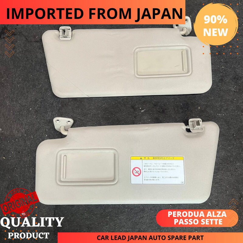 🇯🇵 Perodua Alza Passo Sette Sun Visor Set For M502E M502G IMPORTED FROM ...