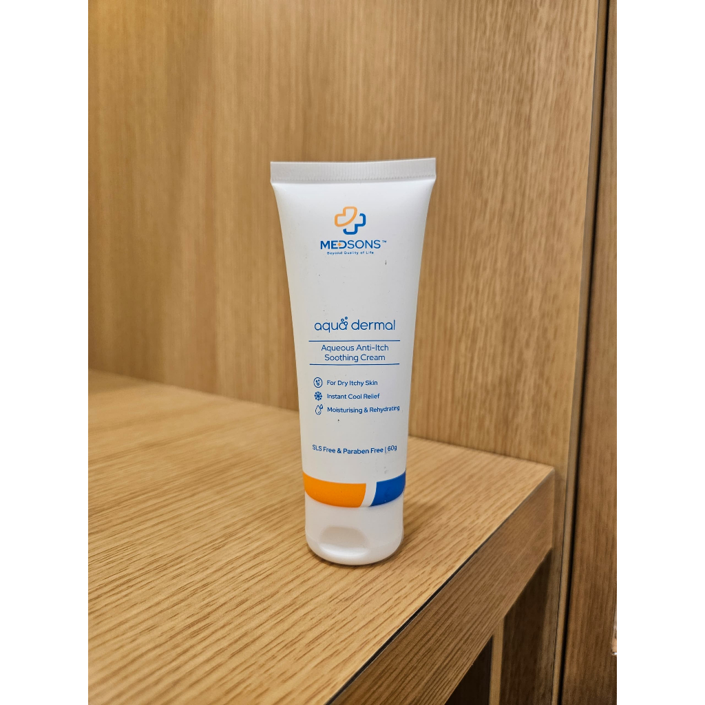 MEDSONS AQUA DERMAL AQUEOUS ANTI-ITCH SOOTHING CREAM 60G | Shopee Malaysia