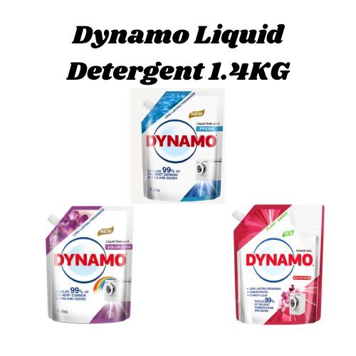 DYNAMO Liquid Detergent (1.4kg) - Refill-Fresh/Color Care/Eau De Rose ...