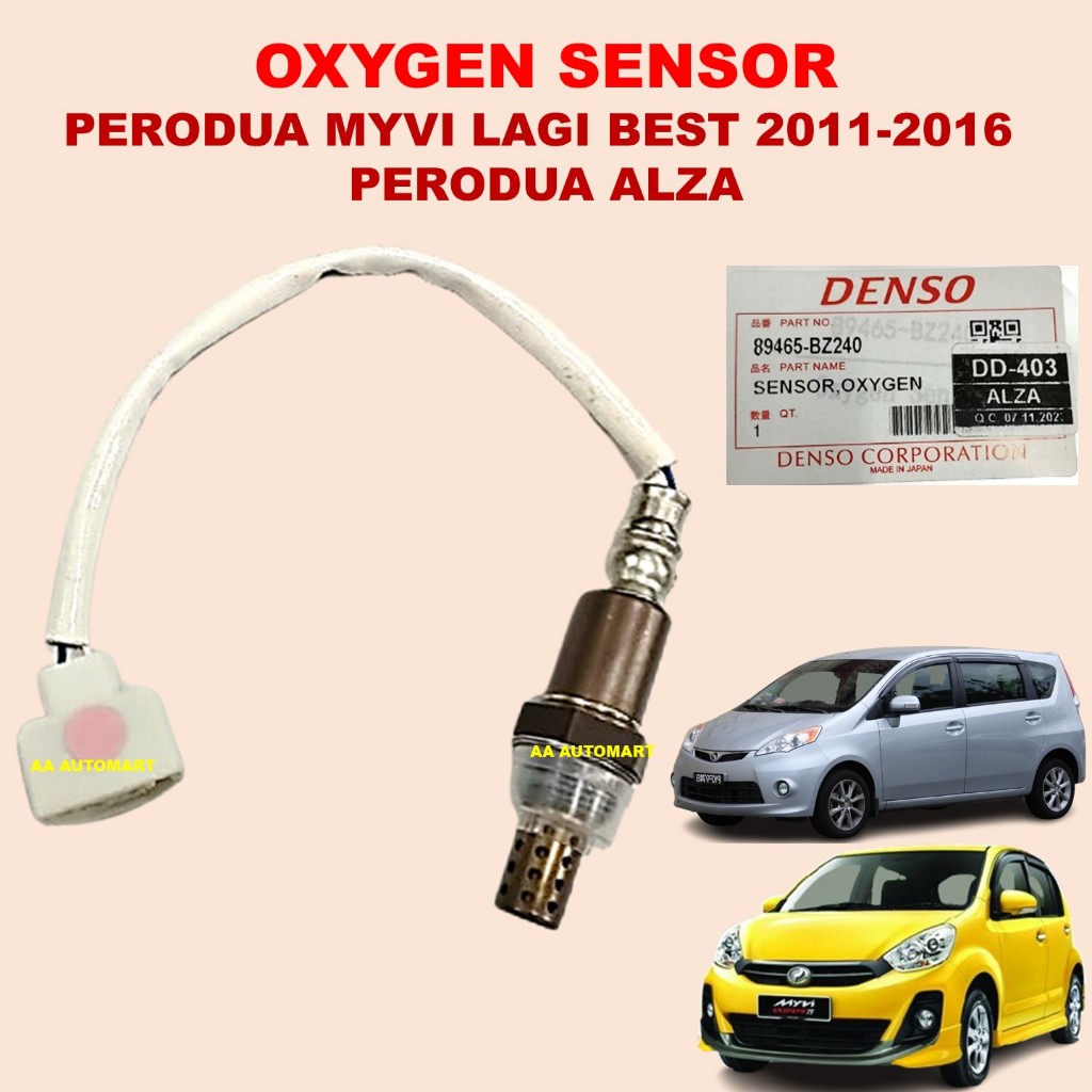 (DENSO) Perodua MYVI LAGI BEST 2011-2016 / ALZA Rear Oxygen Sensor ...