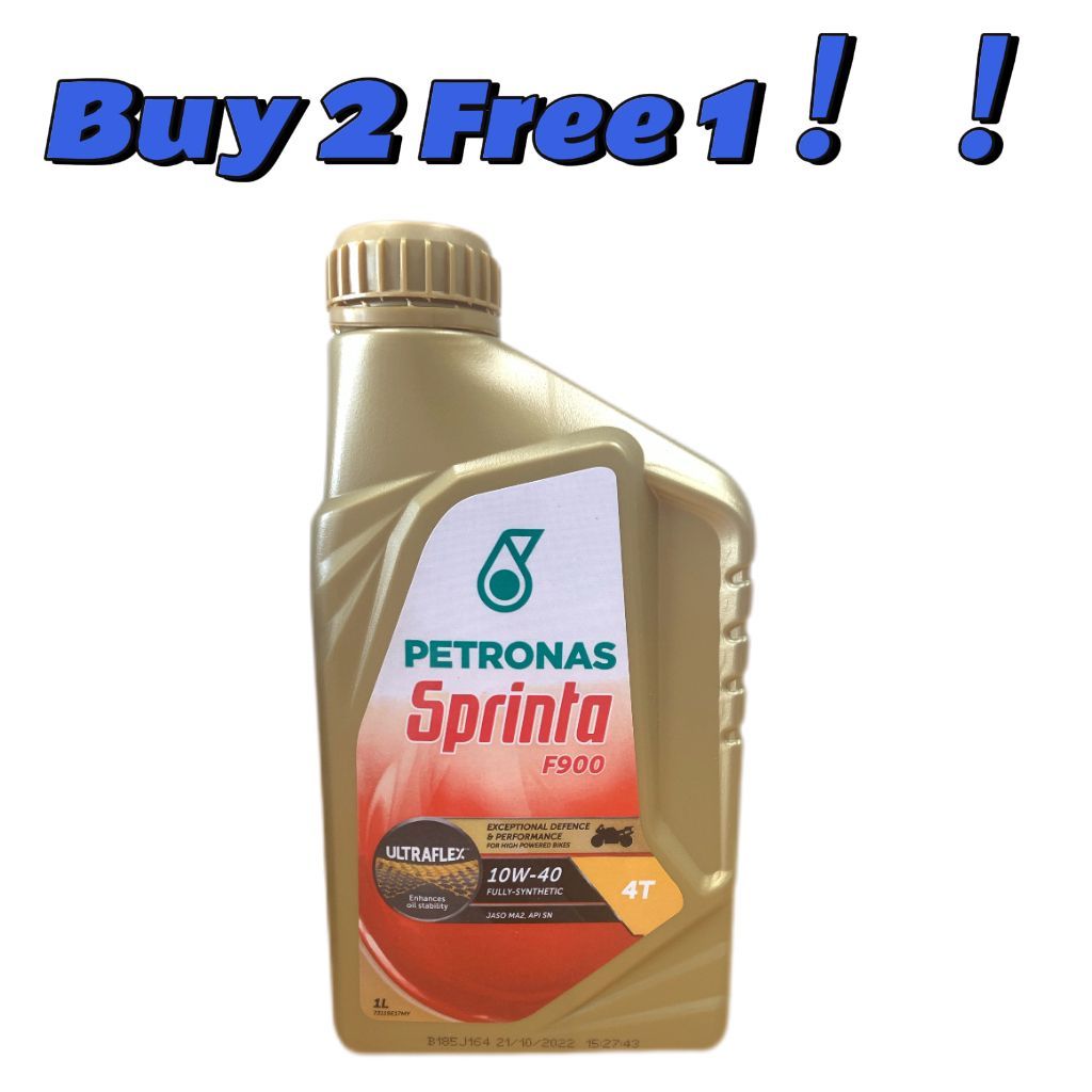 READY STOCK !!! PETRONAS SPRINTA F900 10W40 FULLY - SYNTHETIC ENGINE ...