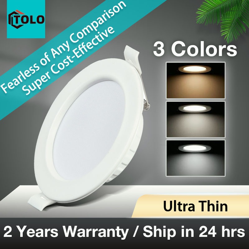 LED Downlight Round Square 12W 18W 24W Recessed Downlight Panel ...