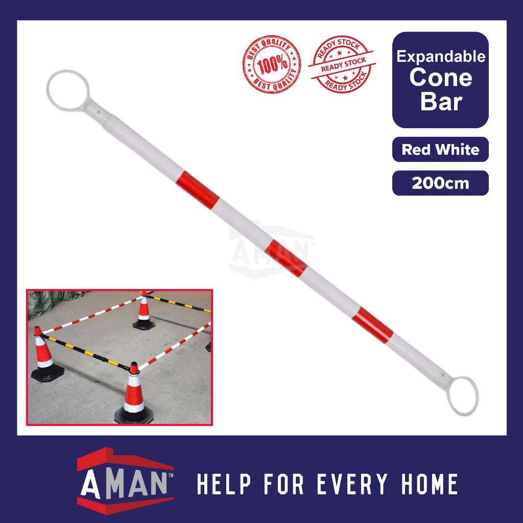 Expandable Retractable Cone Bar Traffic Safety Cone Bar Barrier 2 Meter ...