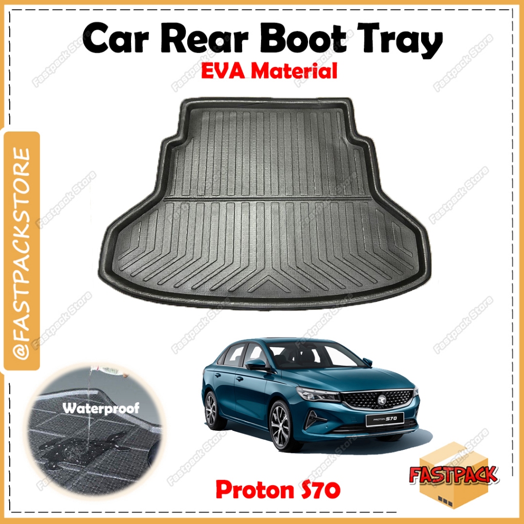 For Proton S70 S 70 EVA Copolymer EVA Boot Tray Luggage Cargo Reusable ...