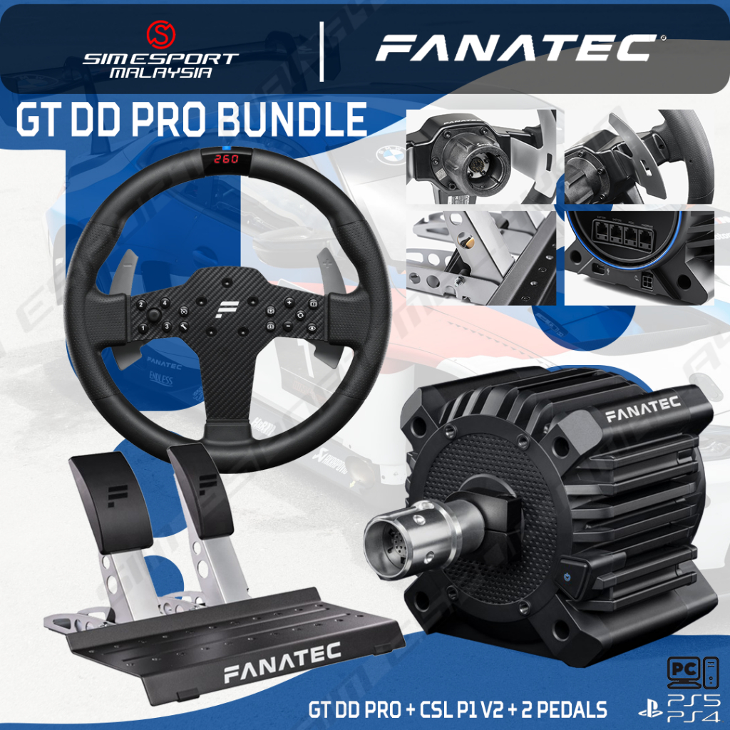 Fanatec | GT DD PRO | CSL DD | Bundle | Shopee Malaysia