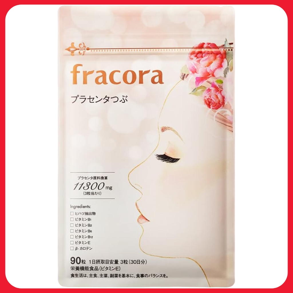 Fracora Placenta Supplement Placenta Crush 90 Tablets, Ship From Japan ...