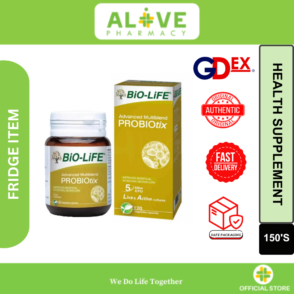 [ALIVE PHARMACY] Bio-Life Advanced Multiblend PROBIOtix 150’s ...