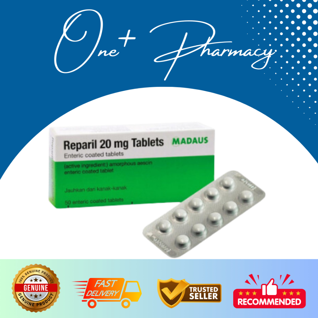 Reparil 20mg Tablet 10's (1papan) / 50's (1kotak) | Shopee Malaysia