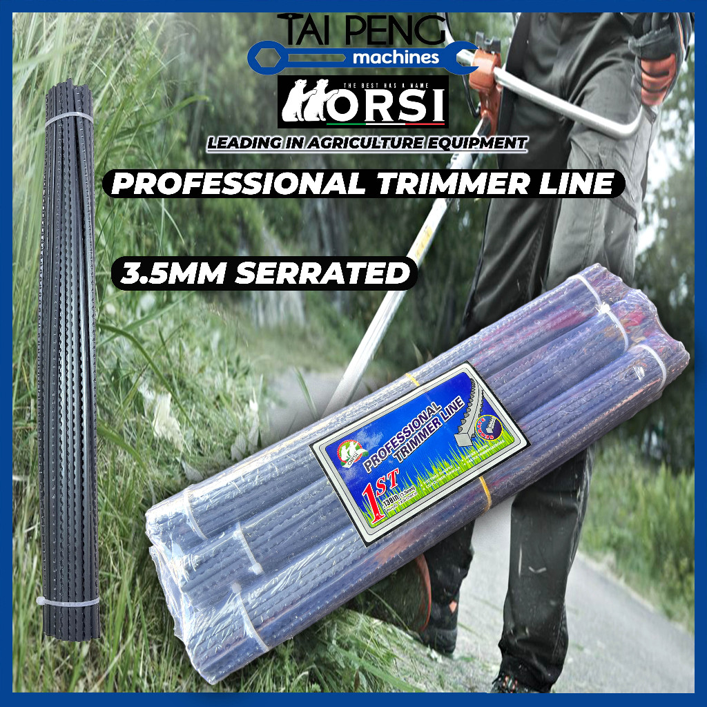 ( Heavy Duty ) Tali mesin rumput ORSI ITALY 3.5MM nylon trimmer ...