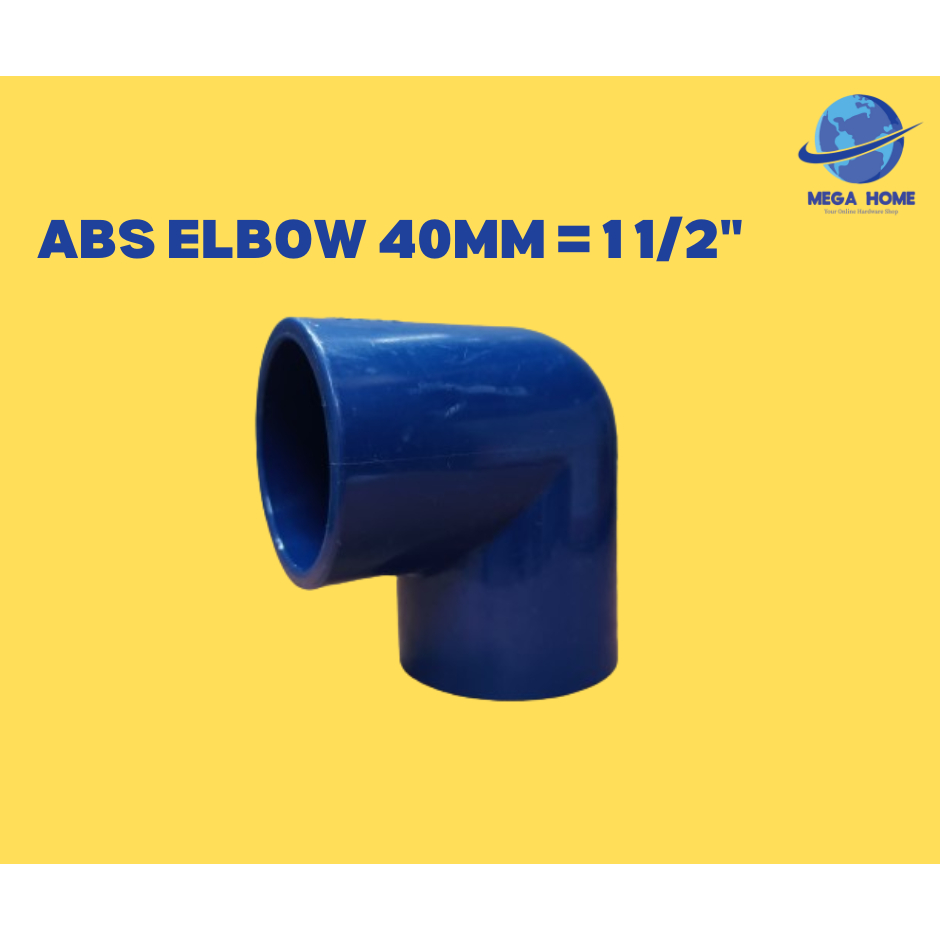 STOCKED FAST SHIPPING 现货速发 ABS Fitting 1-1/2" 40mm (Elbow , Socket , PT ...