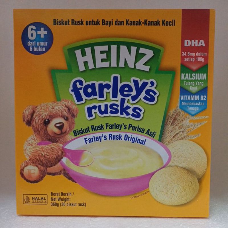 HEINZ Farley's rusks 360gm (36 biskut rusk) | Shopee Malaysia