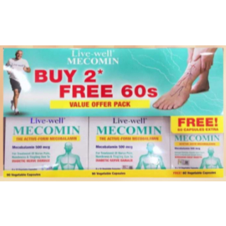 LIVE-WELL®️ MECOMIN (MECOBALAMIN 500MCG) | Shopee Malaysia