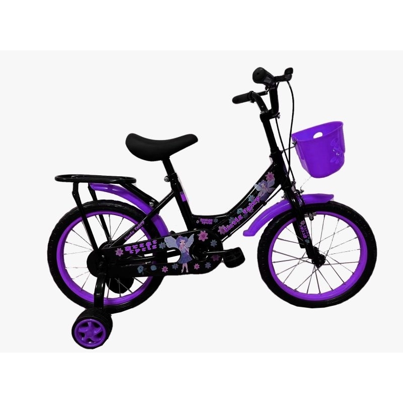 Basikal 16 Inch LITTLE FAIRY Siap Pasang (tyre mati) untuk budak 4tahun ...