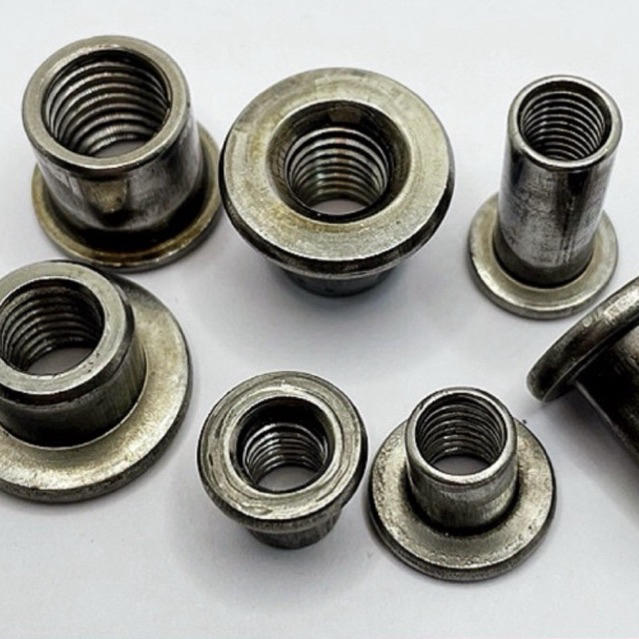 T-Nut Carbon Steel Tee Nut Round Base Weld Nuts Through Hole Flange ...
