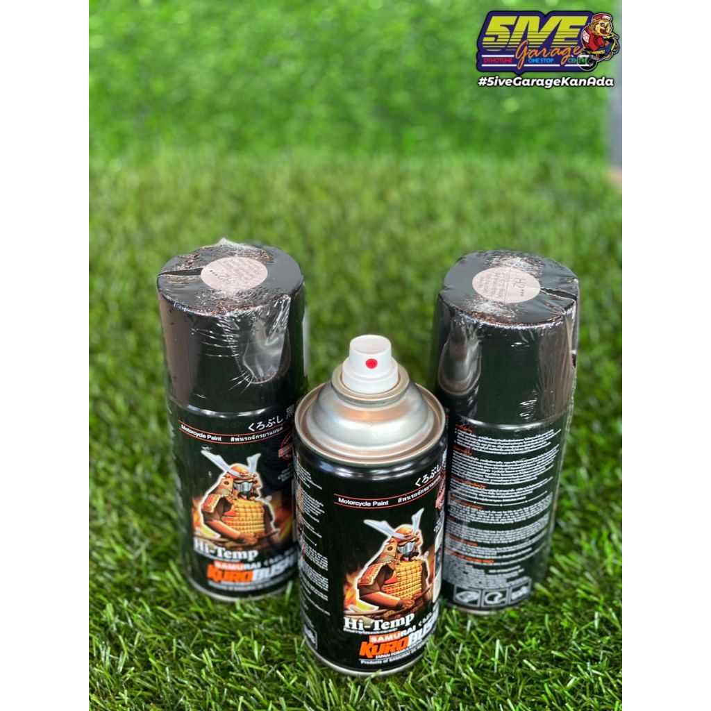 SAMURAI PAINT ORIGINAL SPRAY - HI TEMP BLACK (MATTE) | Shopee Malaysia