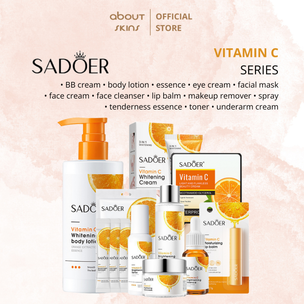 ABOUT SKINS SADOER Vitamin C Series Skincare | Shopee Malaysia